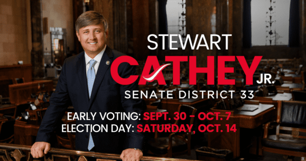 Donate to Senator Stewart Cathey today!